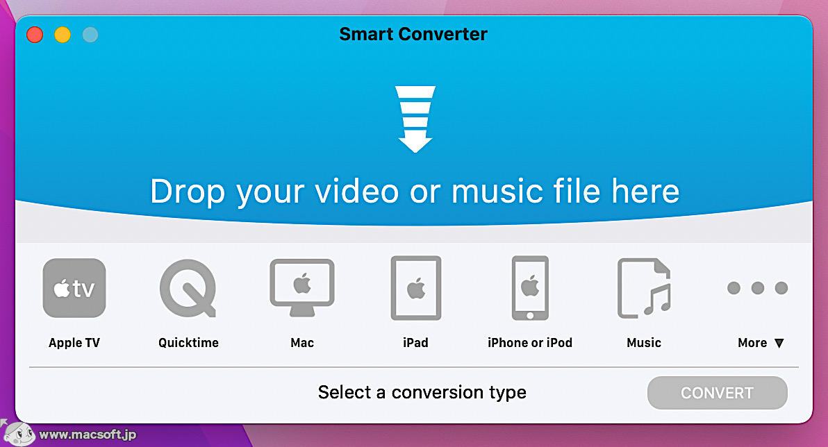 Smart Converter 3.1.6 - 動画やオーディオをさまざまな形式に変換 - 新しもの好きのダウンロード