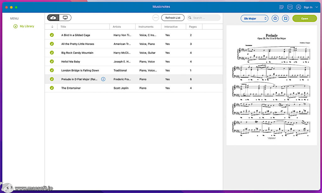 Musicnotes Sheet Music Player 1.5.1 - 楽譜サイト「Musicnotes」向けの楽譜ビューア - 新しもの ...