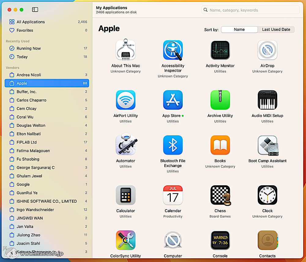 My Applications 1.0.2 - インストールされたすべてのアプリを賢く管理 - 新しもの好きのダウンロード