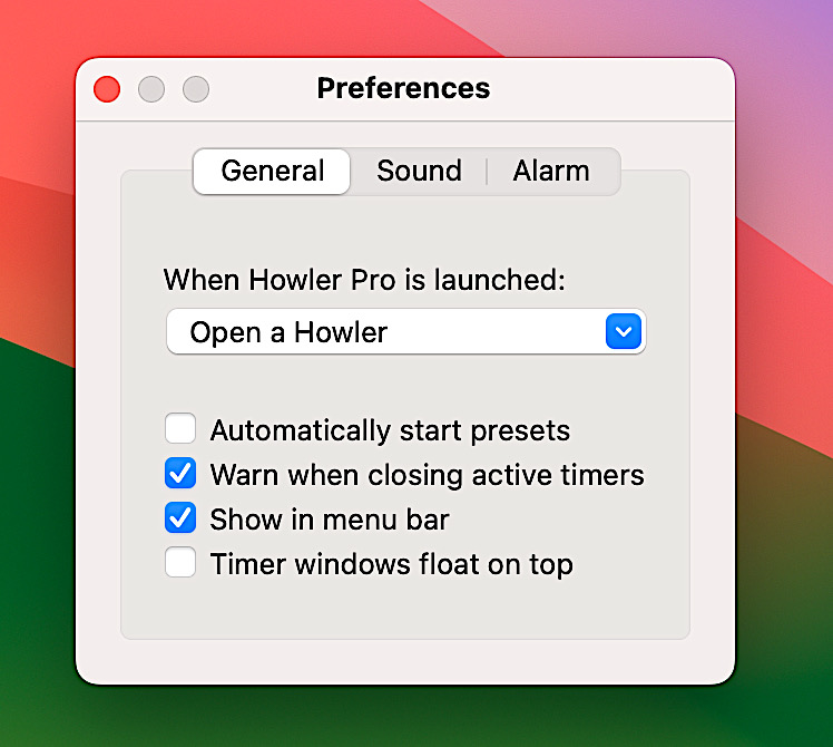 Howler Timer 1.6.3 - 時間になると狼の遠吠えで知らせてくれるタイマー - 新しもの好きのダウンロード