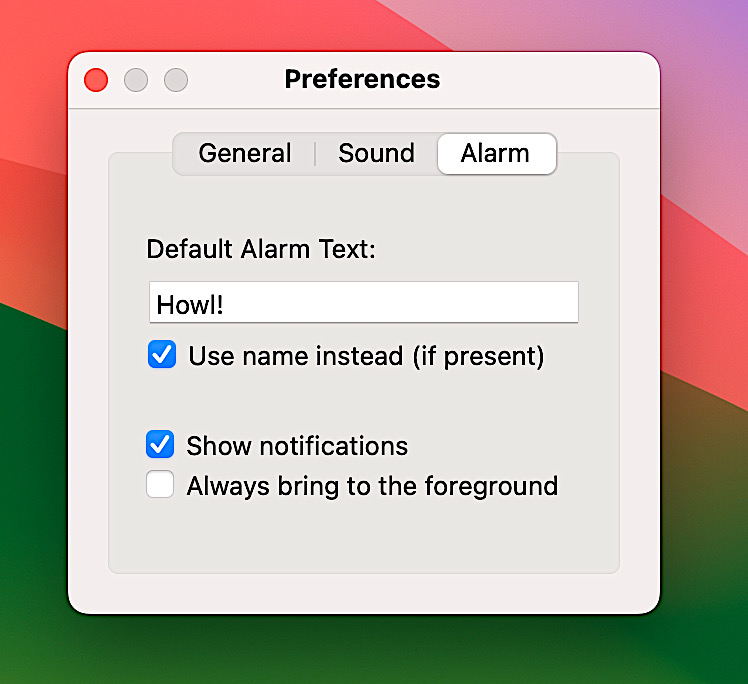 Howler Timer 1.6.3 - 時間になると狼の遠吠えで知らせてくれるタイマー - 新しもの好きのダウンロード