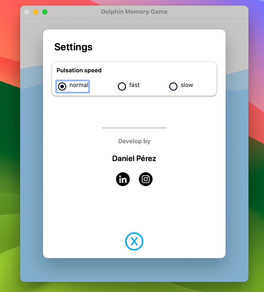 Dolphin Memory Game 1.1 - 光った数字の順番を覚えてクリックしていく記憶ゲーム - 新しもの好きのダウンロード